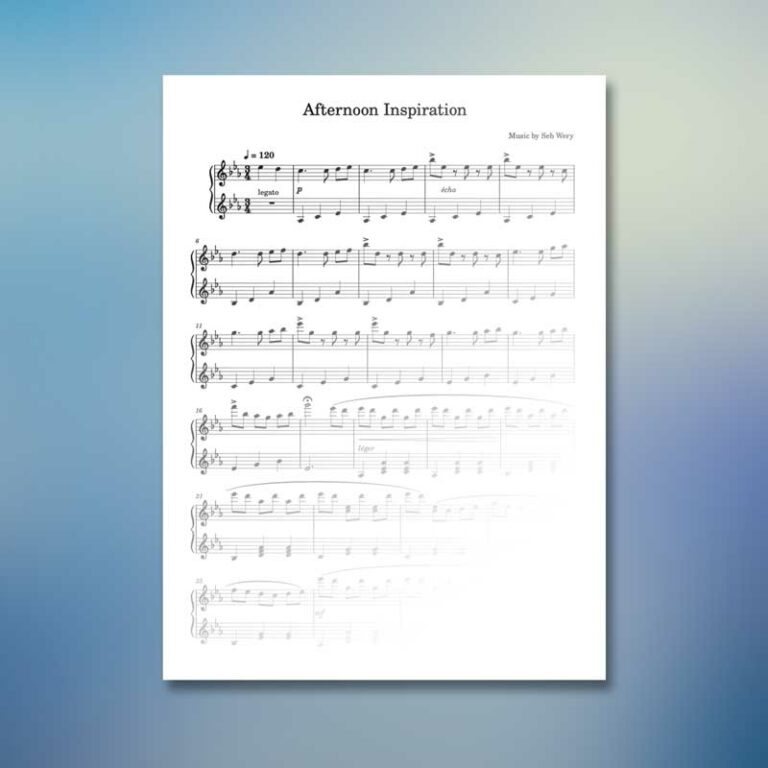 Sheet Music by Seb Wery - Seb Wery
